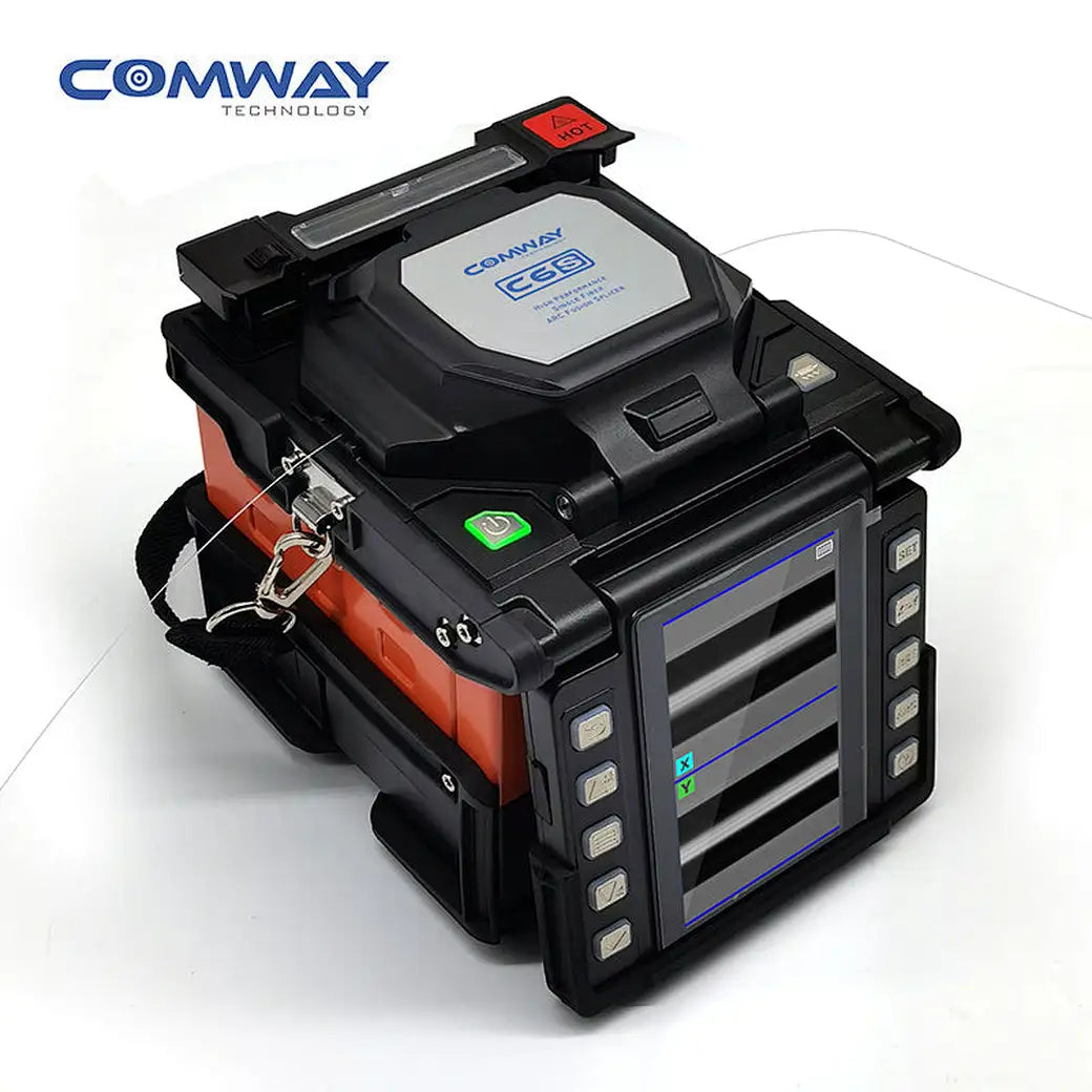 Fusion splicer COMWAY C6S fiber splicing machine – COSTFANS
