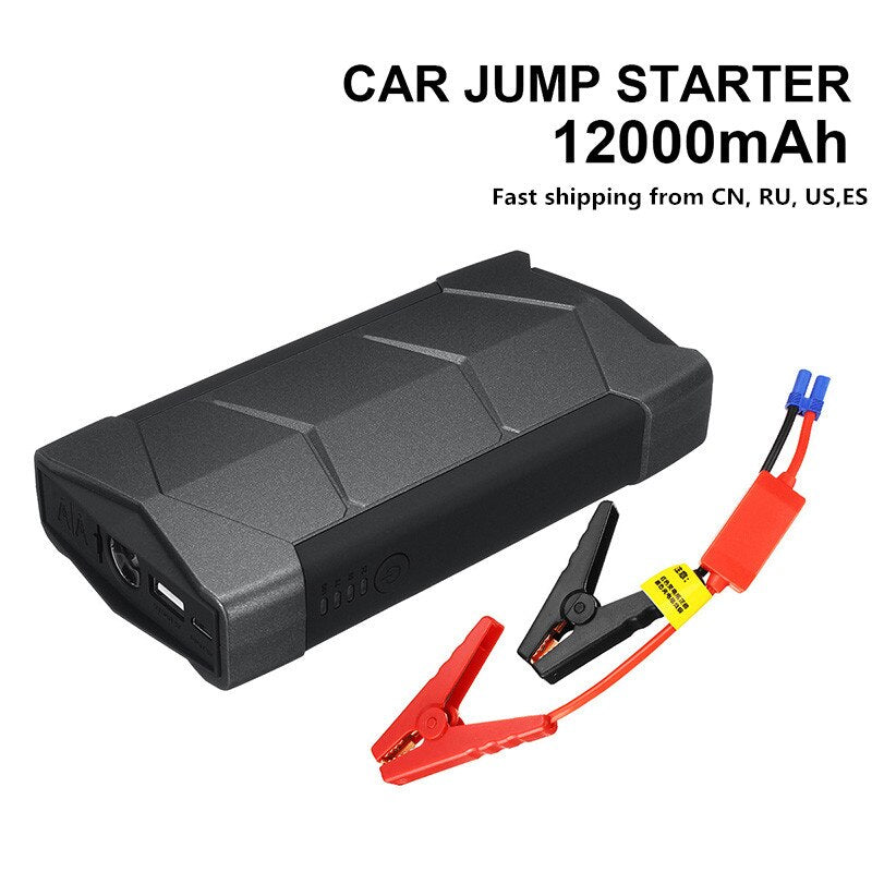 Mini Portable 12V 400A Car Jump Starter Battery Shipping from USA ...